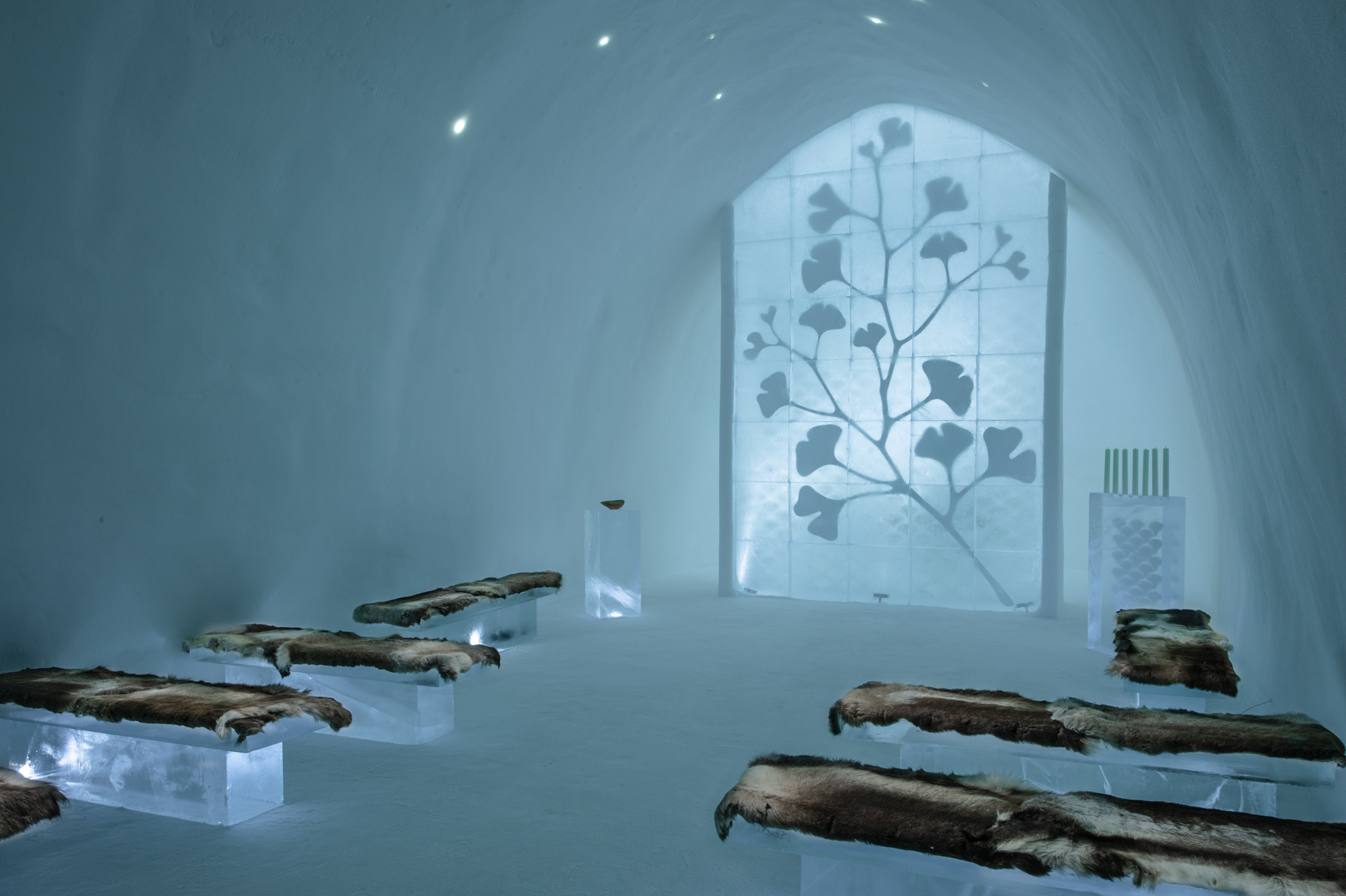 Ice Hotel Rooms