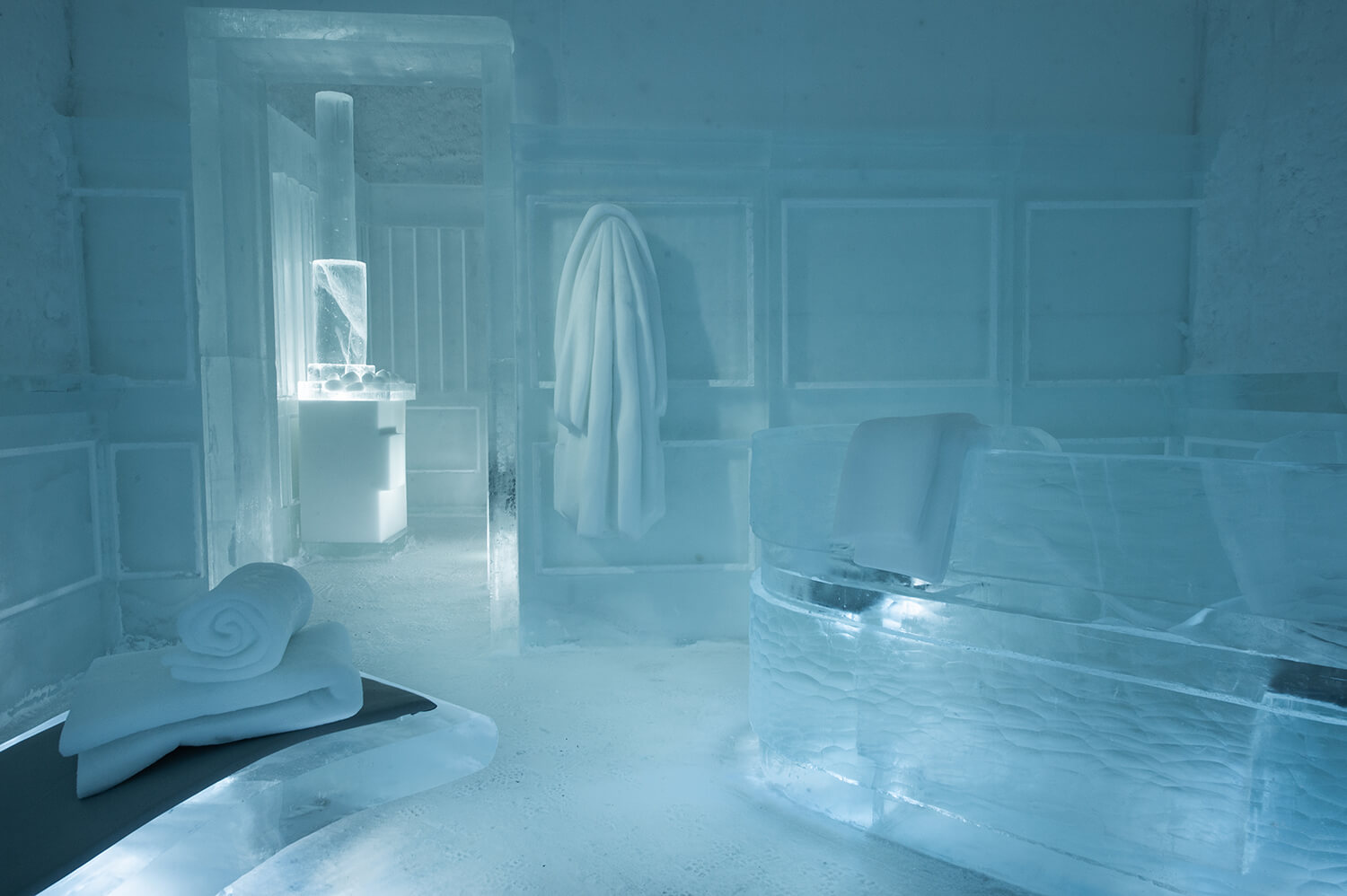 Art suite Sauna in Icehotel 365 | ICEHOTEL